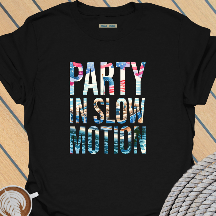 Party in slow motion (pontoon) - t-shirt – Boat Togs